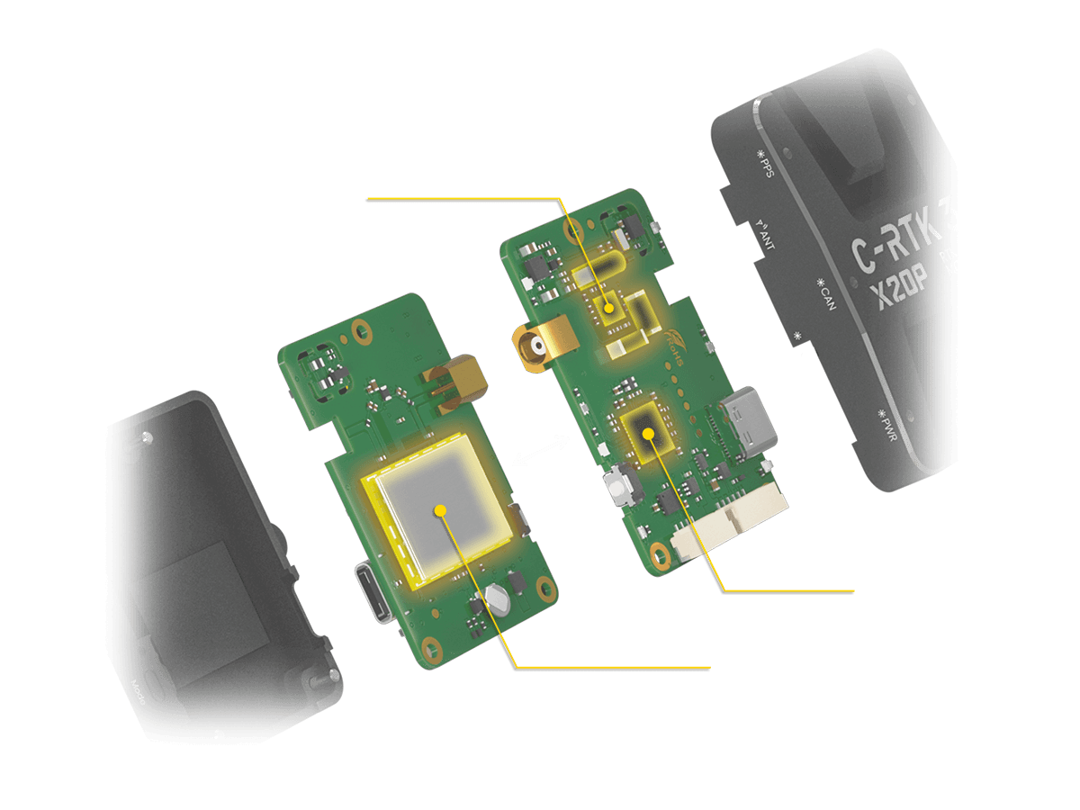 C-RTK3 X20P 全频 RTK 定位模块 - CUAV 雷迅创新